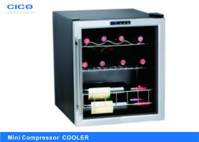 China Silver Compressor Wine Cooler , 15 Built In Wine Cooler Customized Size for sale