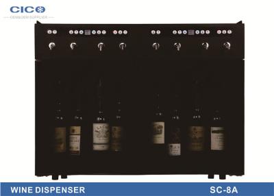 China Compact 8 Bottle Wall Wine Dispenser Fashionable Appearance OEM Service for sale