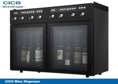 China Reliable 8 Bottles Of Commercial Wine Dispenser LED Temp Display for sale
