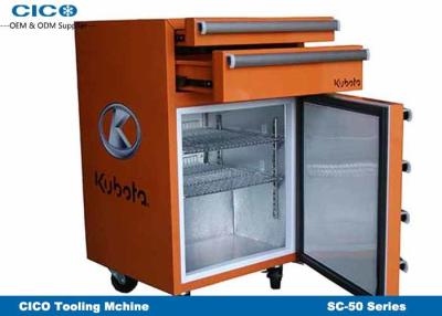 China Silent Retro Looking Refrigerator , Blue Retro Fridge Freezer Eco - Friendly for sale