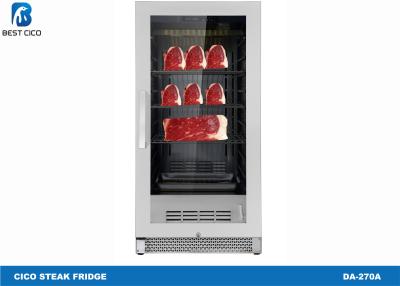 China Residential 270L Dry Aging Beef Refrigerator With Blue LED Display for sale
