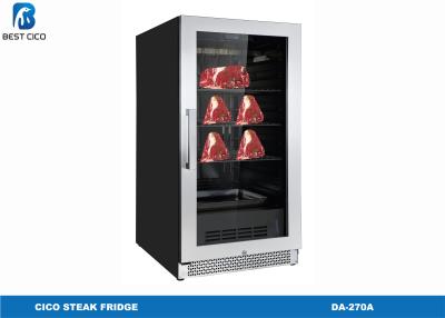 China DA-270A Catering Dry Aging Beef Refrigerator , Home Dry Aging Fridge Stainless Steel Handle for sale