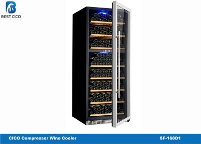 China Adjustable Shelves Wine Enthusiast Built In Wine Cooler SF-168D1 Energy Saving System for sale