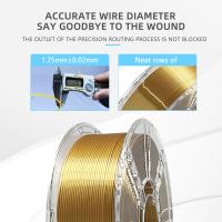 China PLA 3D Printing Filament Silk Gold Filament 1.75mm 1kg PLA 3d Printing Material for sale