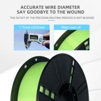 China Professional Toughness Enhanced 3D Printer Filament PLA Plus Transparent Green 1KG for sale