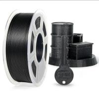 China Strong Durable PA6 Carbon Fiber 3d Printer PC Filament 1.75mm Black Filament for sale