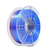 China PLA Silk Dual Color Red Blue Filament Diameter 1.75mm 3D Printer Filament for sale