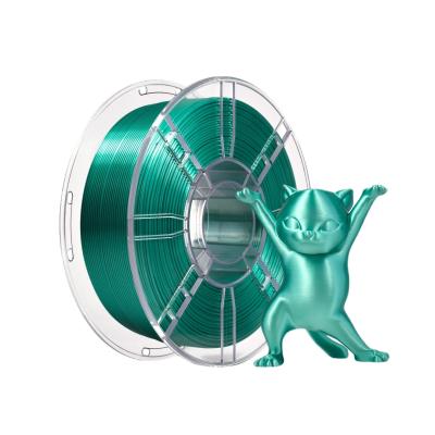 China 3D Printing PLA Silk Green 1.75mm 3D Printer Filament 1kg for sale