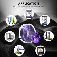 China Silk Violet PLA 3D Printer Filament Toughness Enhanced for sale