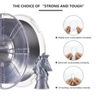 China Forming Technology FDM PLA 3D Printer Filament Toughness Enhanced Silk Silver for sale