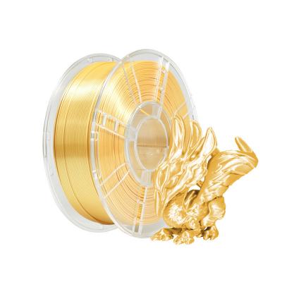 China 3D Printing Filament Silk Gold PLA Plus Toughness Enhanced 3D Printer Filament for sale