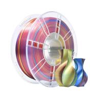 China Yellow Blue Red Toughness Enhanced 3D Printer PLA Silk Filament For Desktop Printer for sale