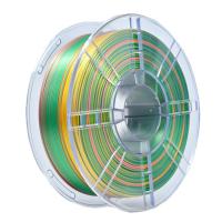 China 1000g 3D Printer Silk Filament PLA Pink Green Yellow Toughness Enhanced for sale