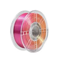 China Tri-Color Red Gold Purple 3D Filament Silk Toughness Enhanced PLA Plus Silk for sale