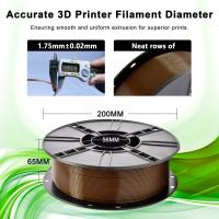 China 3d Printing Filament 100% Bubble Free Terra Brown PLA Plus Filament Toughness Enhanced 3D Printing for sale