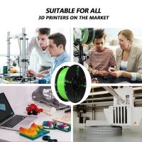 China Gross Weight 1.4kg PLA Toughness Enhanced 3D Printer Filament Yellow Green for sale