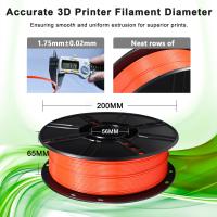 China 3d Printing Filament Chinese Red  PLA+3D Printer Filament Toughness Enhanced 1.75mm for sale