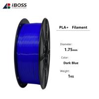 China Dark Blue Colored PETG 3D Printer Filament Toughness Enhanced 1.75mm State Coiled for sale