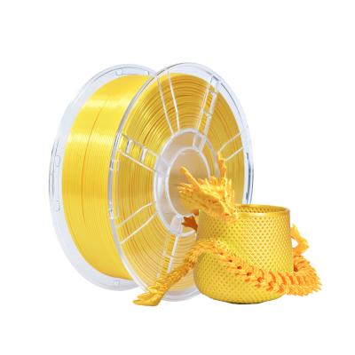 China 3d Printing Filament PLA Silk Gold Yellow  1KG 1.75MM 3D Printed for sale