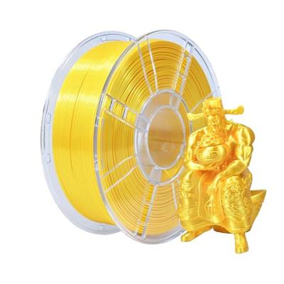 China High Strength3d Printing Filament PLA Plus Toughness Enhanced Silk Yellow Gold 3D Printer Filament for sale