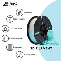 China High Strength 3D Printing 1.75mm Glowing PLA Blue Green PLA Filament FDM Forming Technology for sale