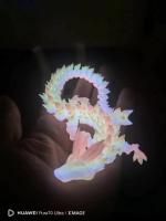 China Strong Resilience 3D Printing Filament Glow Rainbow Filament PLA 1.75mm for sale