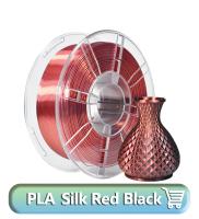 China 3D Printer Filament Silk Dual Color Red Black PLA Toughness Enhanced 3D Filament for sale
