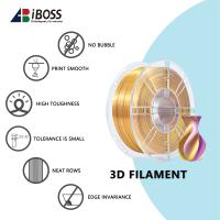 China 3D Printer Filament Silk Dual Color Purple Gold PLA 1.75MM Filament Toughness Enhanced for sale
