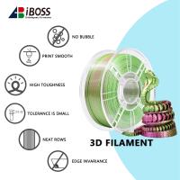 China PLA Silk Dual Color PLA Plus Silk Red Green 3D Printer Filament for sale