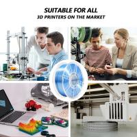 China 3D Printing Filament  Full Payment 1.75mm Silk Dual Color Blue Silver PLA Filament for 3D Printer for sale