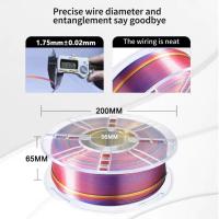 China Yellow Blue Red Toughness Enhanced 3D Printer PLA Silk Filament For Desktop Printer for sale