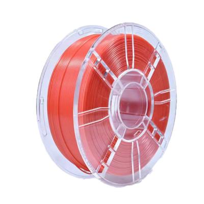 China PLA 3D Printer Filament Transparent Red Toughness Enhanced White No Bubble and Coiled State for sale