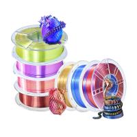 China Industry Net Weight 1kg Diameter 1.75mm 3D Print Silk Filament Dual Color Red Gold PLA for sale