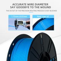 China Light Blue 3D Printing ABS 3D Filament 1kg 1.75mm Printing Temperature 170-230C Custom for sale