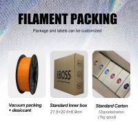 China 1.75mm 3D Printer Orange PLA Filament With Strong Toughness And Forming Technology FDM for sale