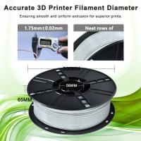 China PLA Plus Marble Gray Color Toughness Enhanced 3D Printer Filament High Strength for sale