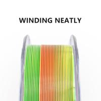 China 1.75mm Desktop Printer Silk Rainbow PLA 3D Printer Filament for sale