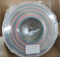China 3D Printer Industry Strong Toughness 18 Colors Rainbvow PLA Filament with Customization for sale
