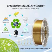 China 3d printer 1.75mm silk gold Coiled PLA Filament 3D Printing Filament for sale