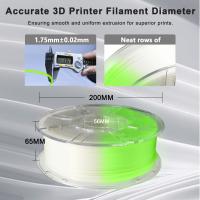 China 3D Printing Filament PLA Filament Glow Green 1.75mm 3d Printer for sale