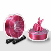 China PLA+ Filament Silk Rose Red  3D Printer Filament for Your Printing Needs for sale
