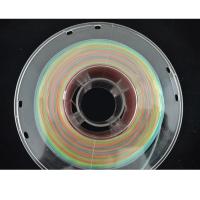 China High Strength PLA Filament Transparent gradient orange blue-green 1.75mm 3D Printing Filament for sale