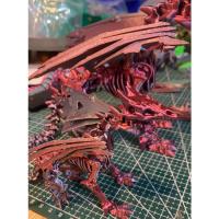 China 3D Printed Red Dinosaur Toy 3D Printing Model Customized for sale