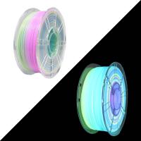 China 1000g PLA Filament 1.75mm 3D Printinf Filament Glow Rainbow Filament PLA+ for Customized Request for sale