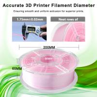 China PLA 3D Printer Filament Cream Wind Gradient Pink White 100% Without Bubble PLA+ Filament for sale