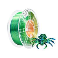China High-Speed 3D Printer Filament Silk Tri-color Yellow Blue Green PLA+ Filament for sale
