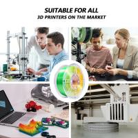 China Customization Strong Toughness for 3D Printer Filament Silk Gold Green Purple PLA Filament for sale
