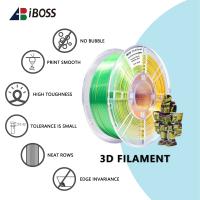 China Silk Triple Color PLA+ Filament PLA Silk Triple Color Gold Green Purple Silk PLA 3D Printer Filament 1.75mm for sale