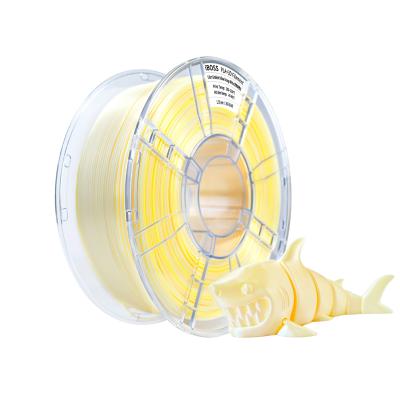 China 3D Printing Filament 1kg 1.75mmTransparent Gradien Color Filament Yellow Orange White PLA+ Filamen for sale