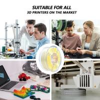 China 3D Printing Filament 1kg 1.75mmTransparent Gradien Color Filament Yellow Orange White PLA+ Filamen for sale
